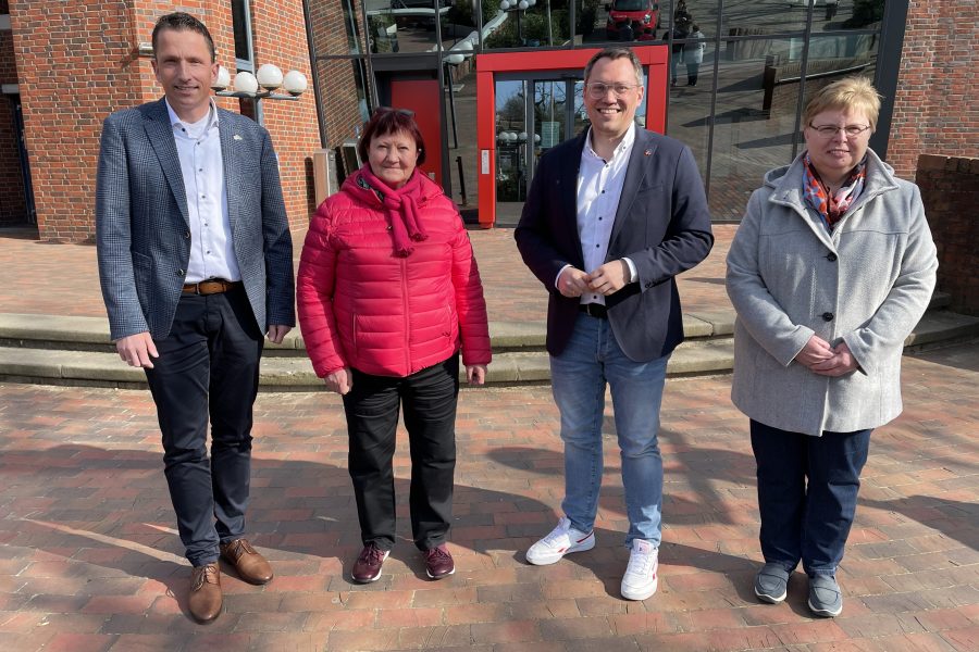 Antrittsbesuch bei Dammes Bürgermeister Mike Otte › Tiemo Wölken